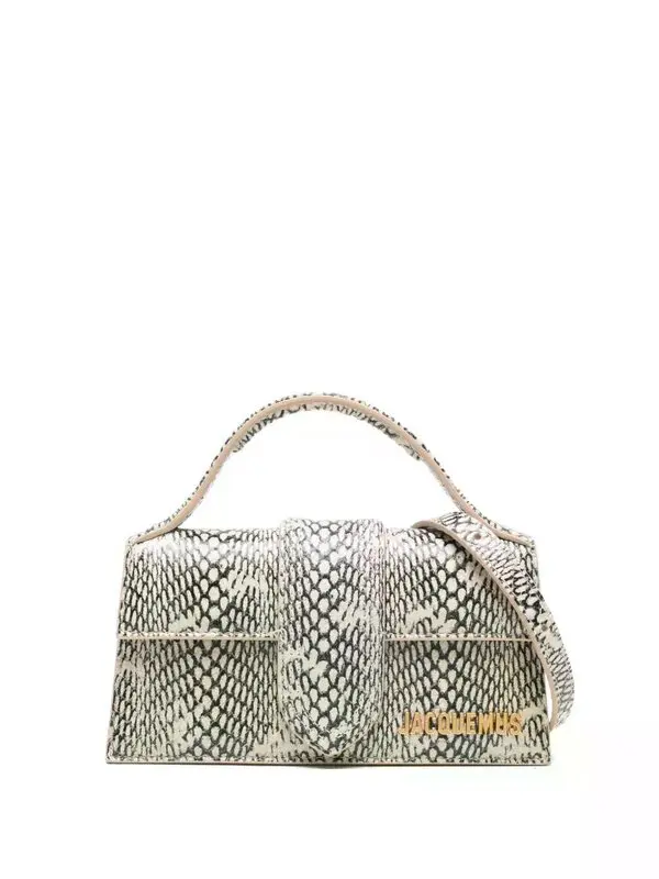 Jacquemus Le Bambino Snake-print Tote