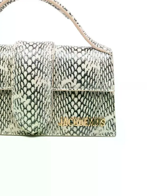 Jacquemus Le Bambino Snake-print Tote