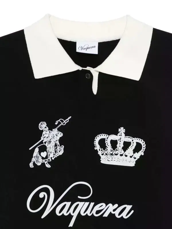 Vaquera Crown-embellished Polo Shirt