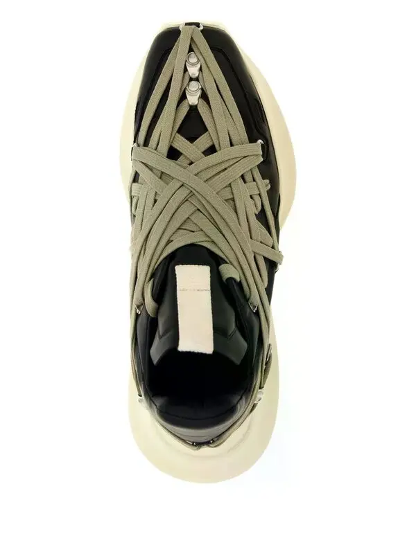 Rick Owens Megalace Geth Runner Lace-up Sneakers