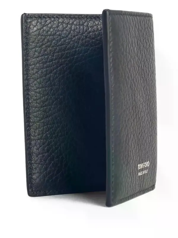 TOM FORD Debossed Leather Card Holder