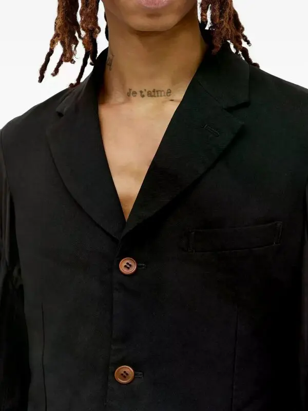Comme Des Garçons Cut-out Shoulder Jacket