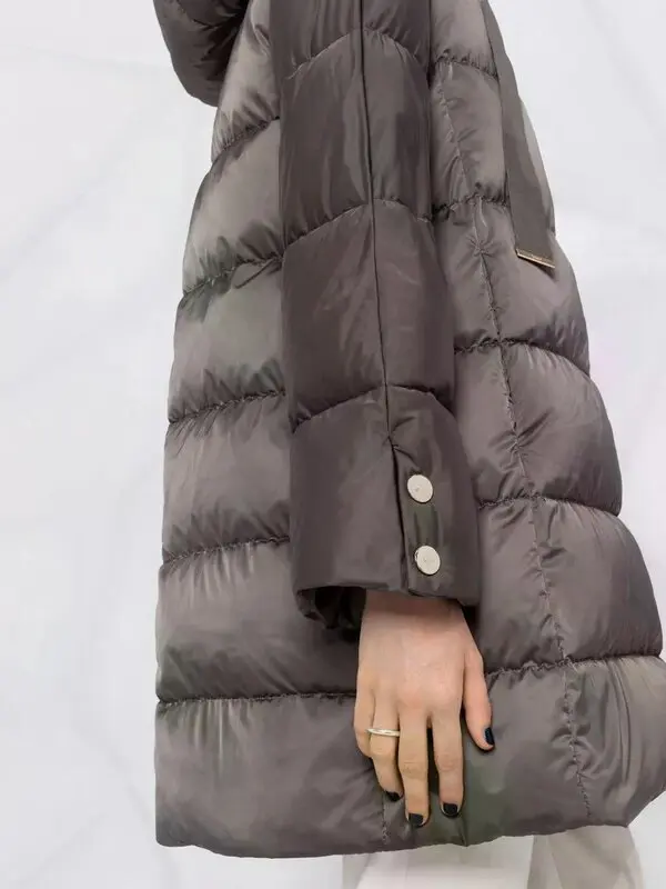 Herno Hooded Padded Coat - Grey
