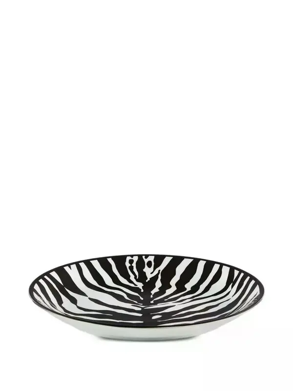 Dolce & Gabbana Zebra-print Porcelain Platter