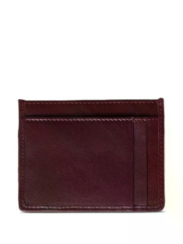 Miu Miu Matelassé Nappa Leather Card Holder - Red