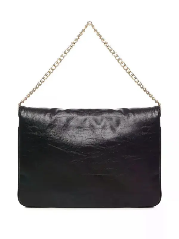 V°73 Louise Logo-plaque Shoulder Bag - Black
