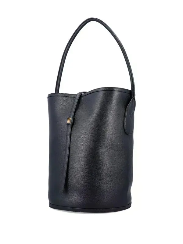 BY MALENE BIRGER Leather Bucket Bag - Black