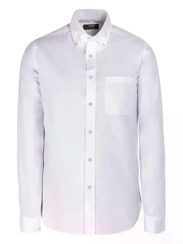 MOORER Chest-pocket Button-down Shirt