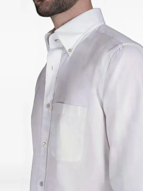 MOORER Chest-pocket Button-down Shirt