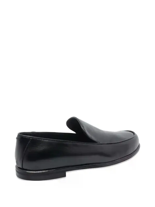 POEVE Round-toe Leather Loafers