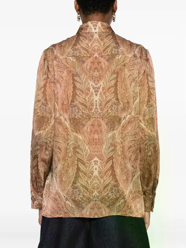 Zimmermann Paisley-print Collared Shirt