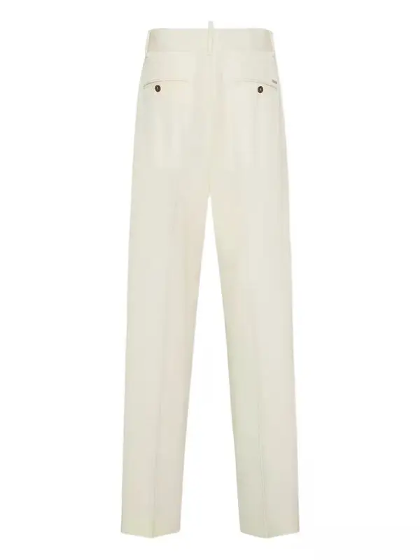 Dsquared2 Pleated Trousers - Neutrals