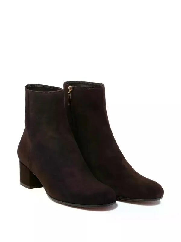 GIANVITO ROSSI 45mm Joelle Suede-leather Boots
