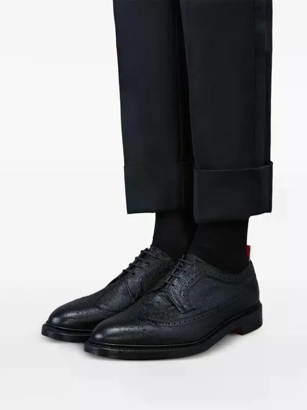 Thom Browne Pebble Grain Leather Wingtip Brogues