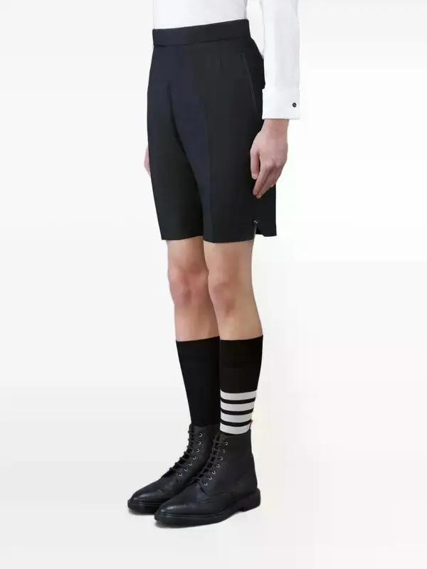 Thom Browne Twill Back-strap Shorts