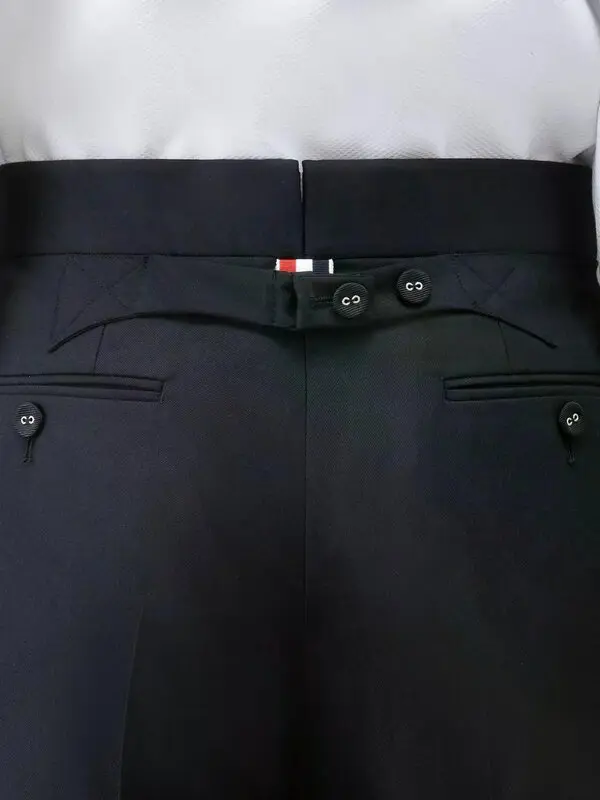 Thom Browne Twill Back-strap Shorts