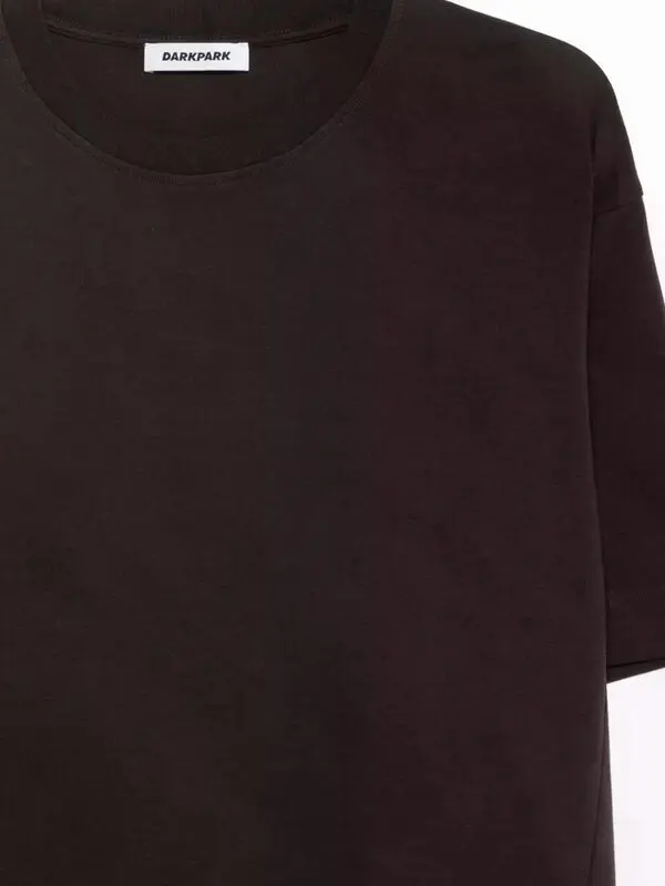 DARKPARK Crew-neck Short-sleeve T-shirt - Brown