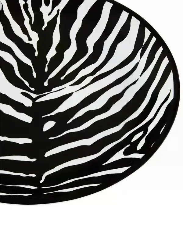 Dolce & Gabbana Zebra-print Porcelain Platter