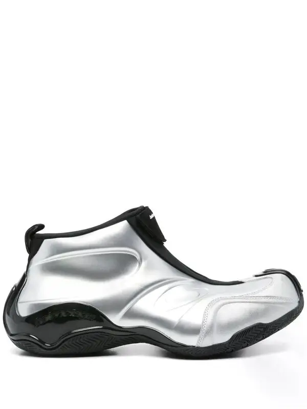 Balenciaga Basketball Sneakers - Silver