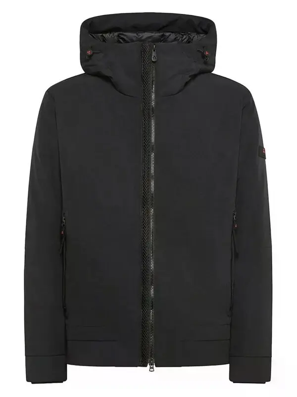 Peuterey Hooded Zip-front Jacket - Black