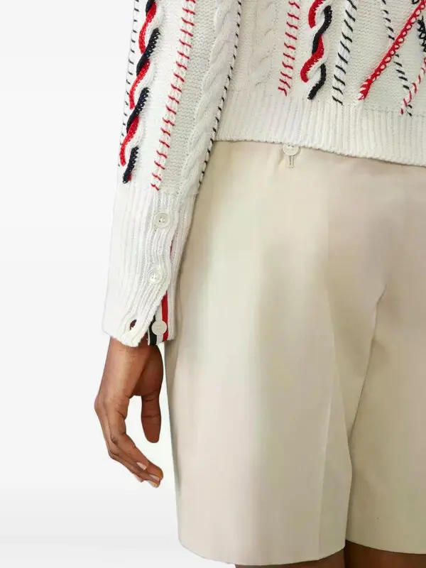 Thom Browne Cable-knit Buttoned Cardigan
