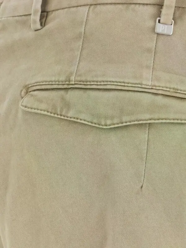 PT TORINO Cotton-blend Trousers - Neutrals