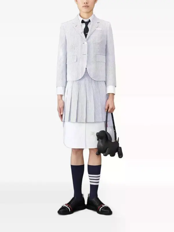 Thom Browne Striped Pleated Mini Skirt