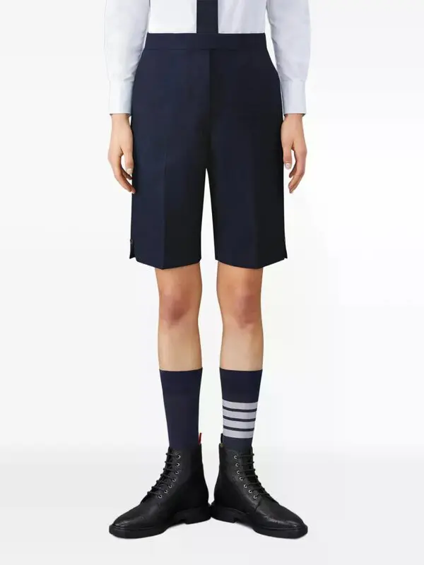 Thom Browne Wool Tailored Shorts - Blue