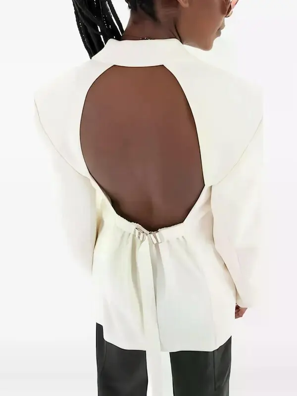 BOSS Open-back Single-breasted Blazer