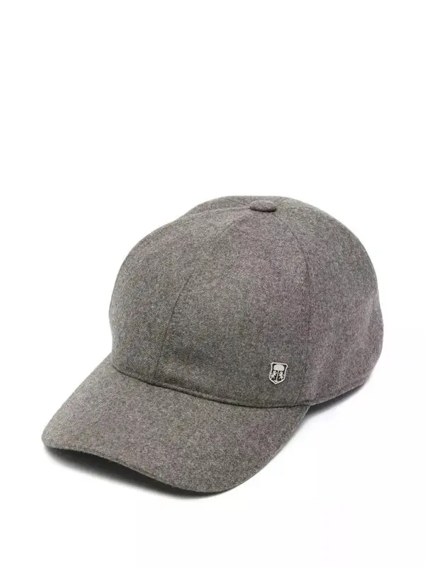Corneliani Logo-motif Baseball Cap - Grey