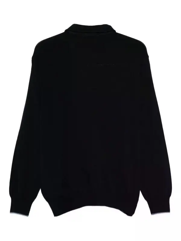 Paul & Shark Long-sleeve Polo Shirt - Black