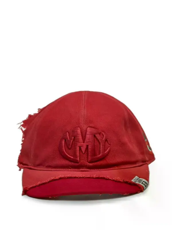 Mihara Yasuhiro Embroidered Logo Trucker Cap - Red