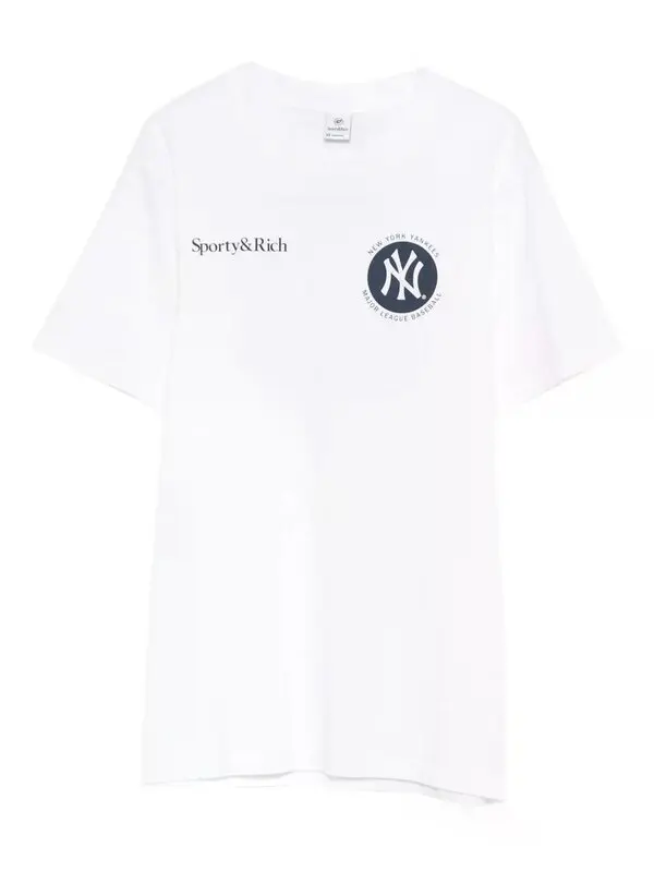 SPORTY & RICH Major League Printed T-shirt - White