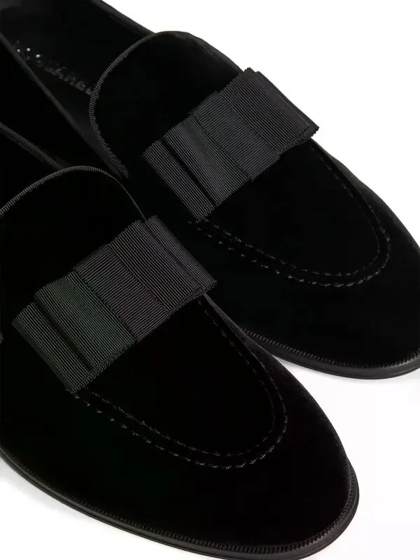 Dsquared2 Bow-detail Velvet Loafers