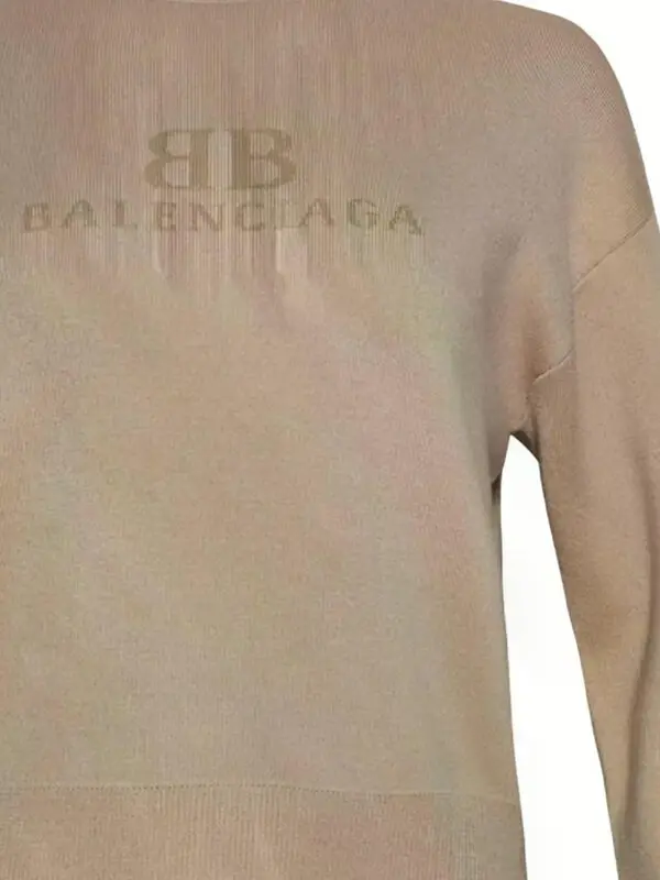 Balenciaga Logo-jacquard Top