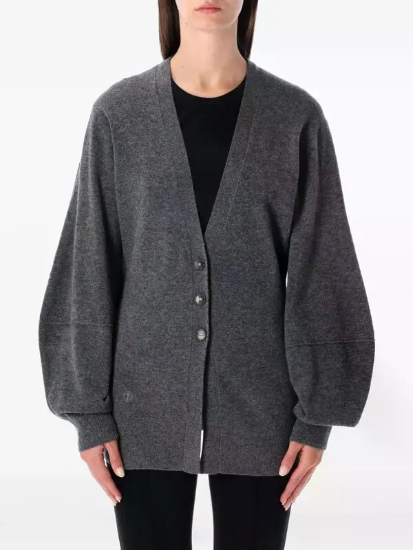 THE GARMENT Balloon-sleeve Buttoned Cardigan