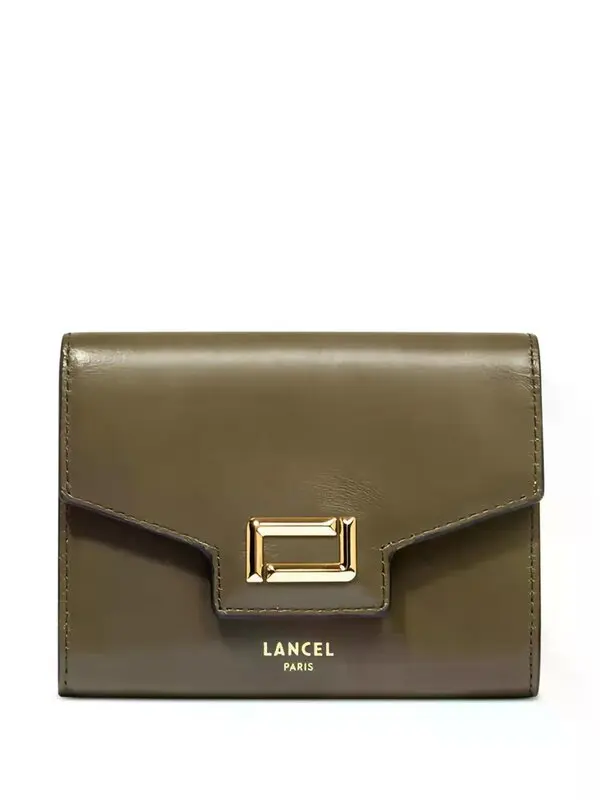 LANCEL Angele Leather Wallet - Green