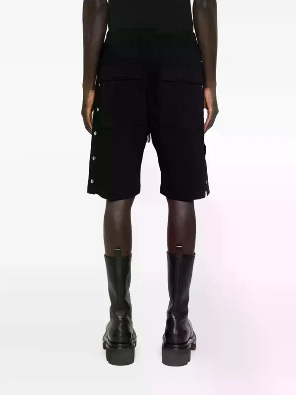 Rick Owens Button-fastening Drawstring Shorts