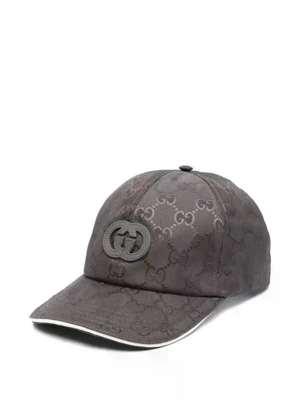 Gucci Gg Monogram Baseball Cap - Grey | Editorialist display picture 3