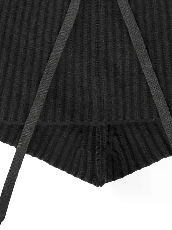 Pinko Ribbed Knit Balaclava