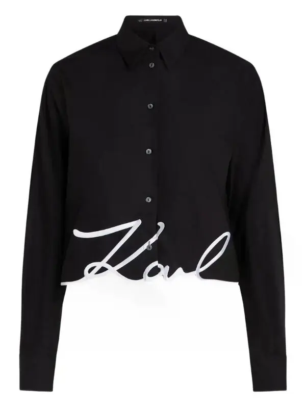 Karl Lagerfeld Embroidered Shirt