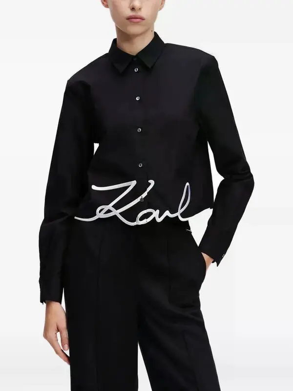 Karl Lagerfeld Embroidered Shirt