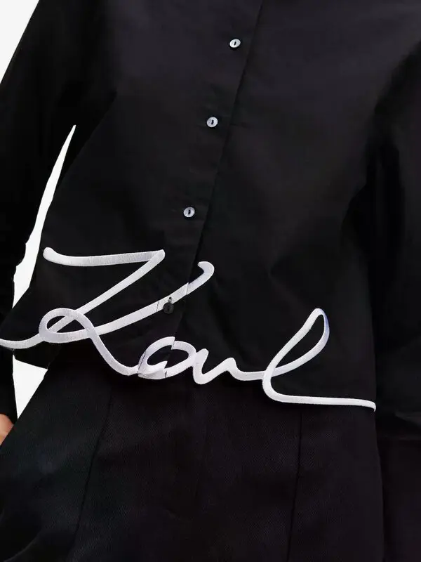 Karl Lagerfeld Embroidered Shirt