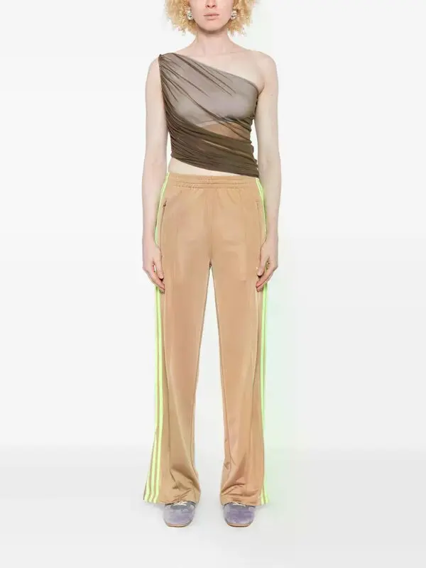 Adidas Logo-detail Trousers - Neutrals