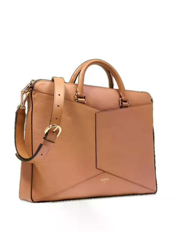 LANCEL Leather Laptop Bag - Brown