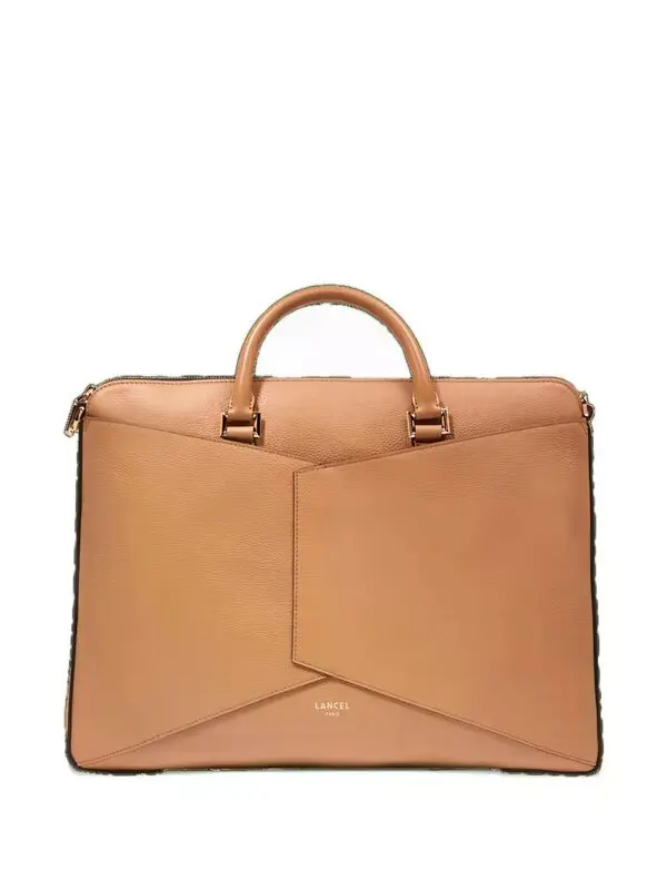 LANCEL Leather Laptop Bag - Brown