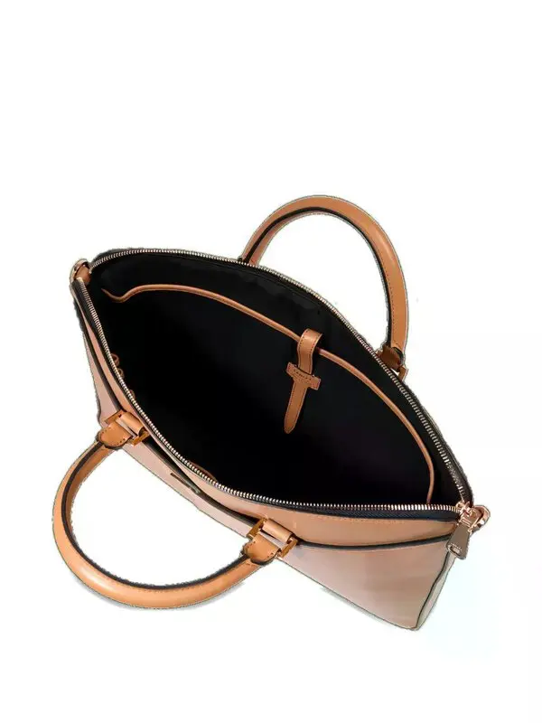 LANCEL Leather Laptop Bag - Brown