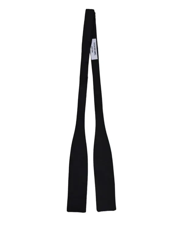 Thom Browne Silk Faille Bow Tie - Black
