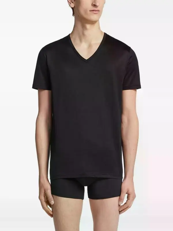 Zegna Cotton T-shirt - Black
