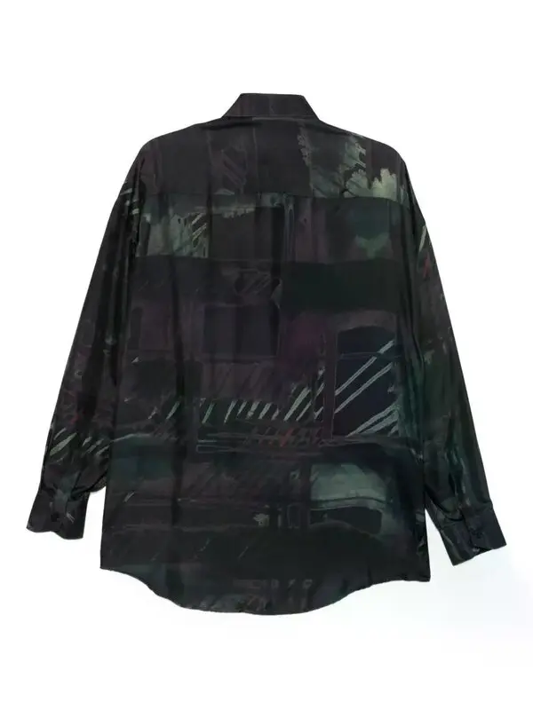 COSTUMEIN Abstract-print Shirt - Black
